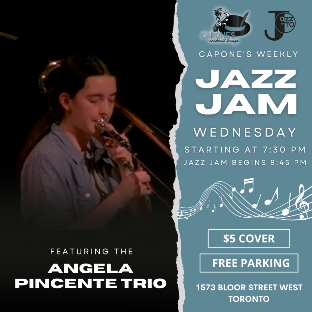 Jazz Jam: The Angela Pincente Trio at Capone’s – Neighbur